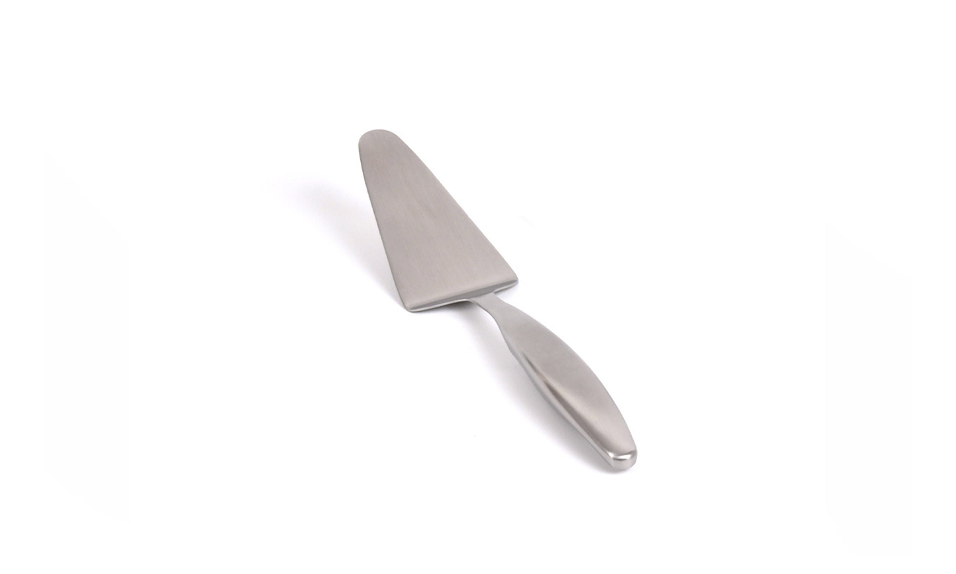 Front Of The House Brushed Stainless Cake Server - Silver | Wayfair
