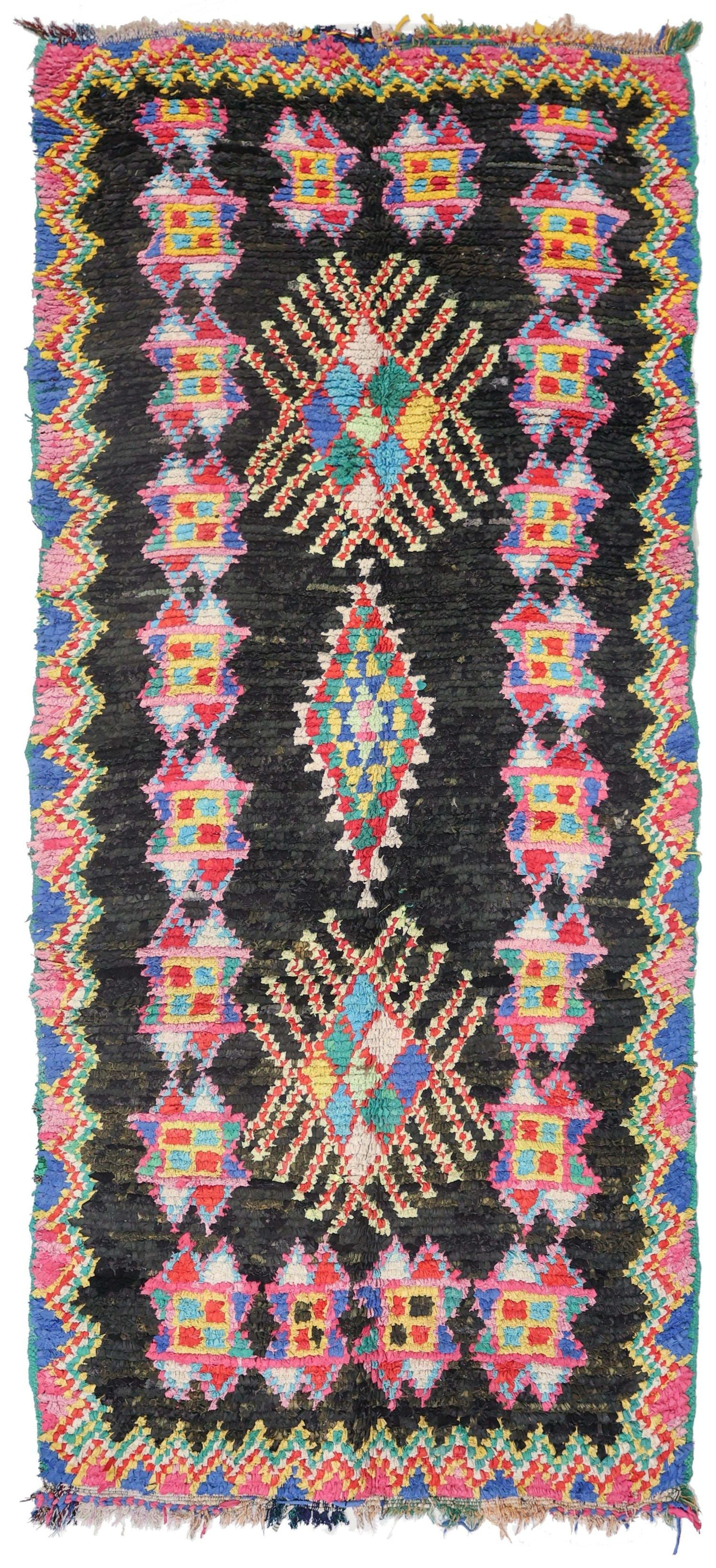 Landry & Arcari Rugs and Carpeting Vintage Moroccan Berber Wool On Wool ...