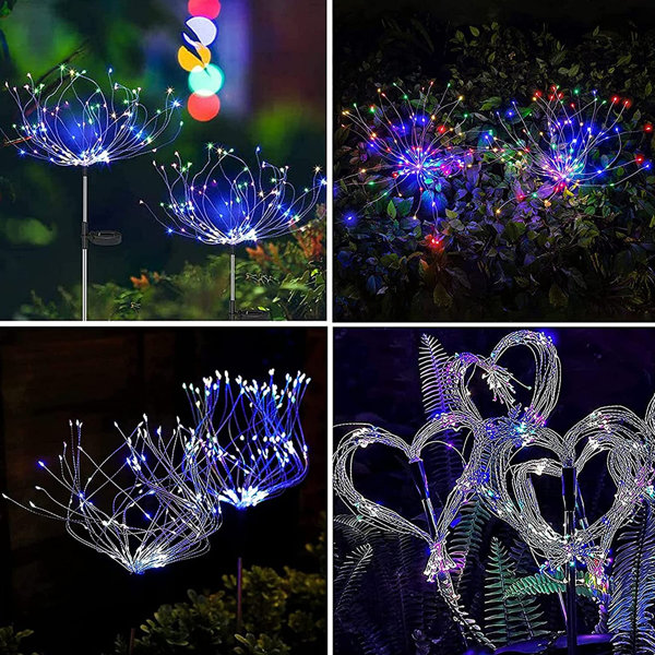 Liwarace 2 pcs Solar Firework Lights Trees & Reviews - Wayfair Canada
