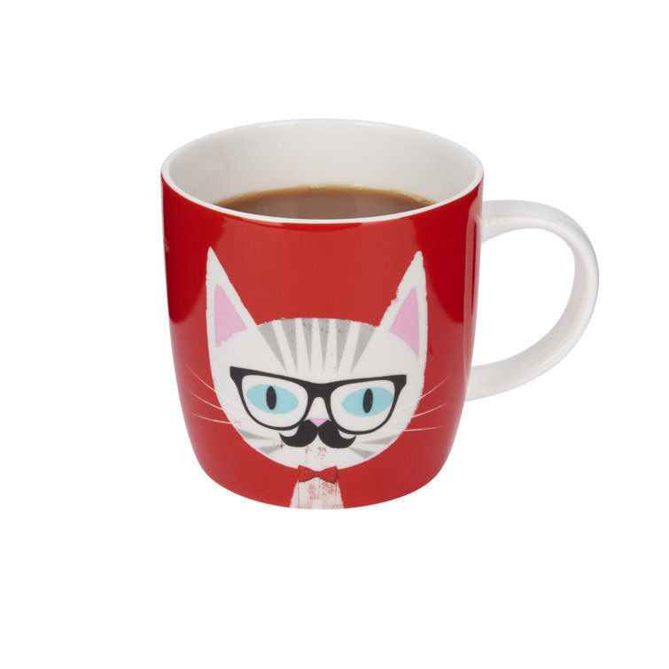 KitchenCraft 425ml Cat China Mug | Wayfair.co.uk