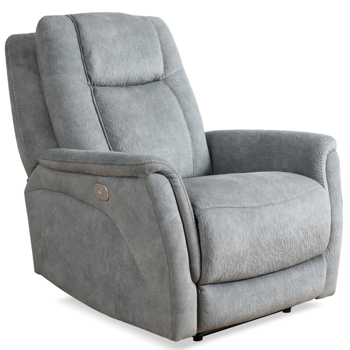 Latitude Run® 35" Wide Power Zero Clearance Recliner Zero Gravity ...