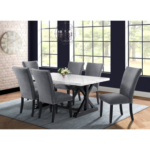 Wayfair | Grey Rectangular Kitchen & Dining Room Sets You'll Love in 2024