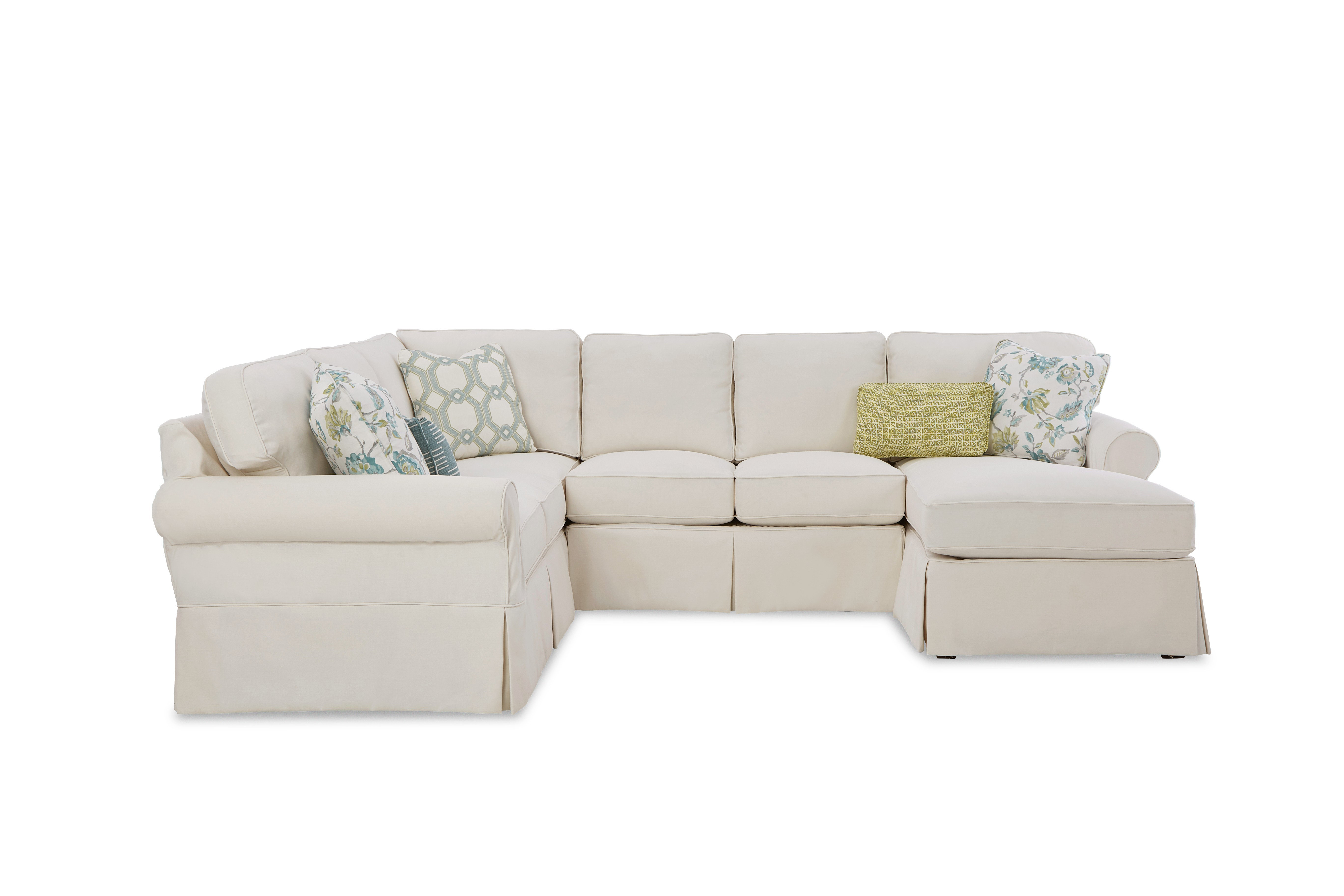 Birch Lane™ Sadler 121" Wide Symmetrical Stationary Corner Sectional ...