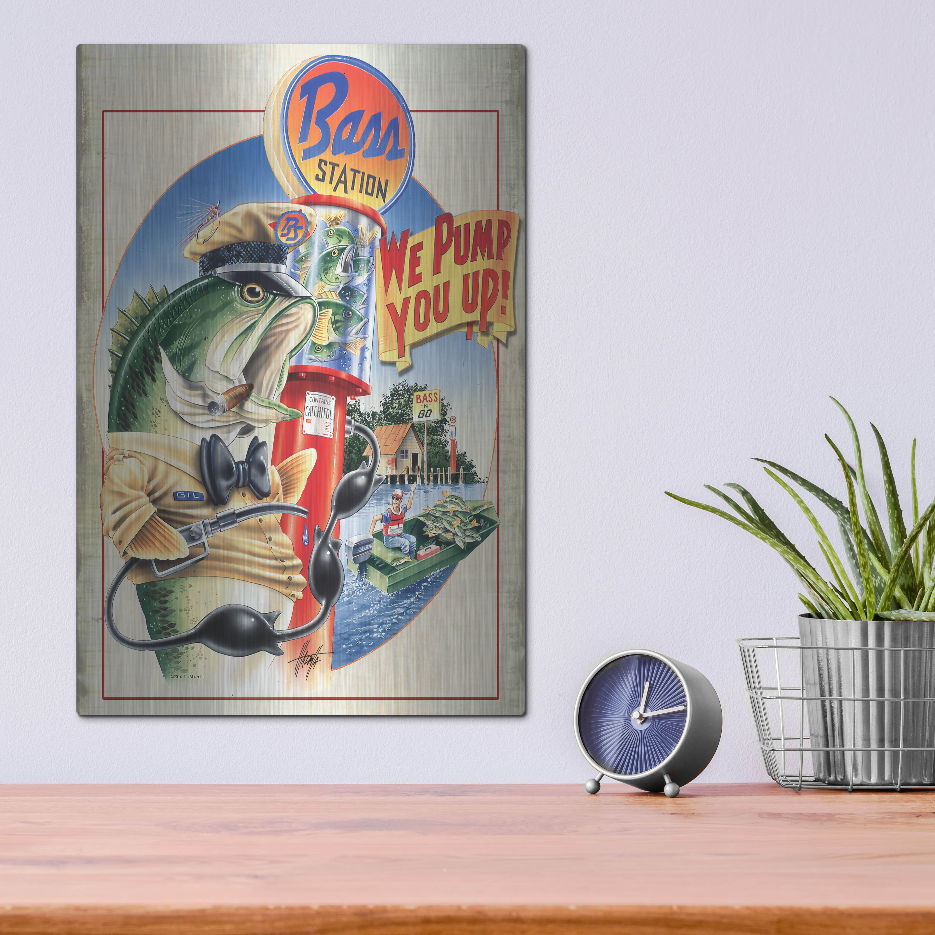 Winston Porter 'Bass Station' by James Mazzotta Metal Wall Art | Wayfair