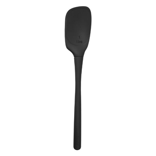 Tovolo Flex-Core All Silicone Deep Spoon - Black | Wayfair