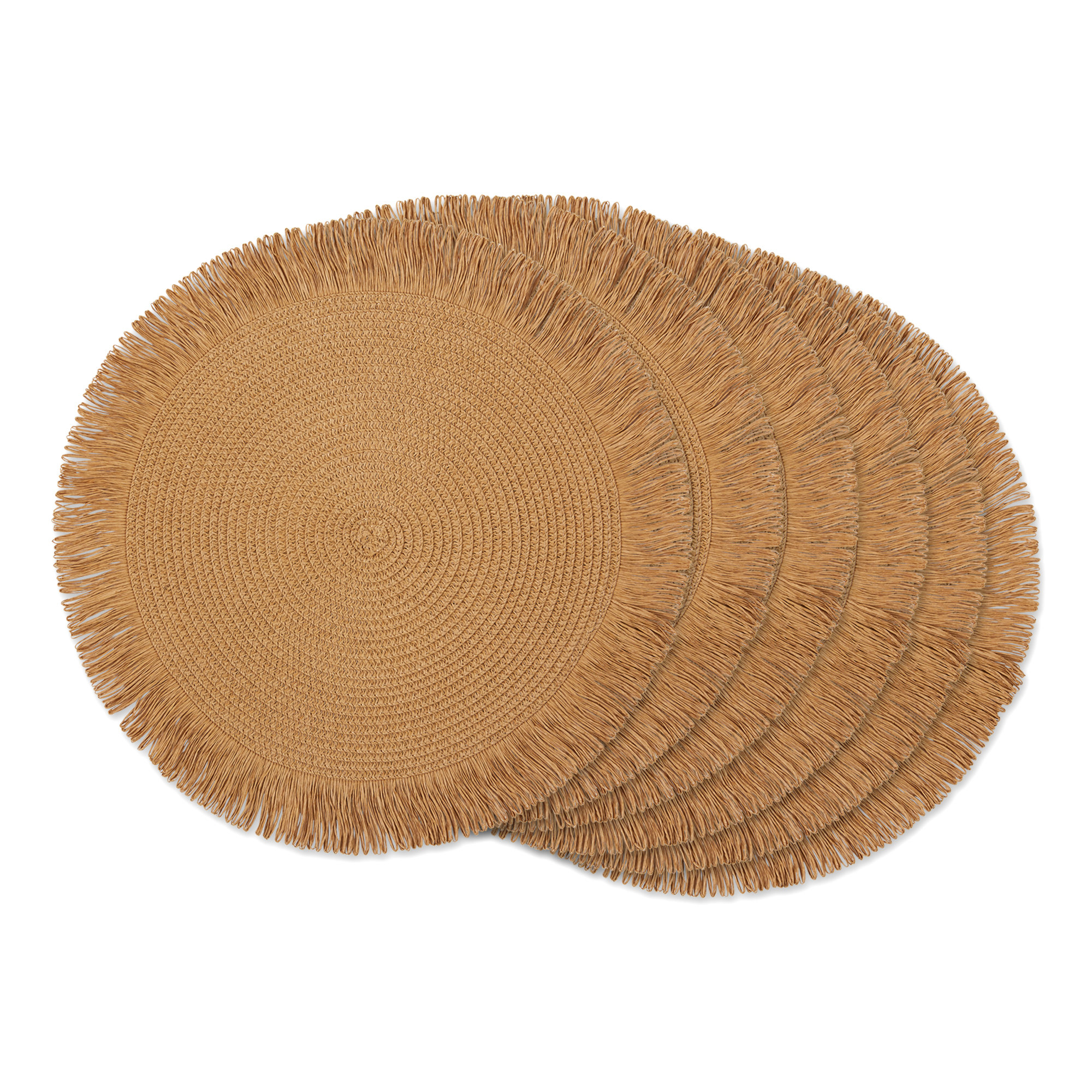 Bayou Breeze Rachel Natural Fringe 15" Placemat & Reviews | Wayfair