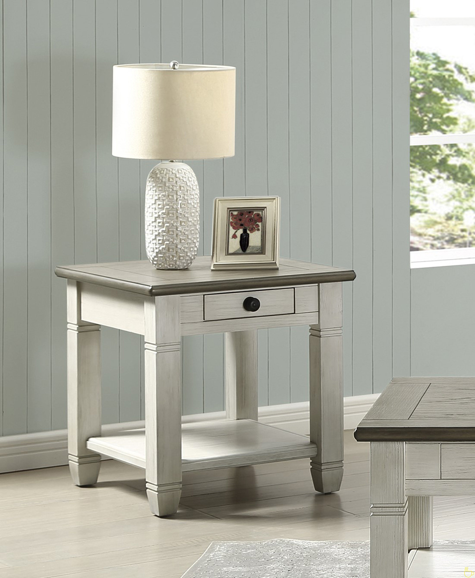 Ophelia & Co. End Table With Drawer Bottom Shelf Wooden Living Room ...
