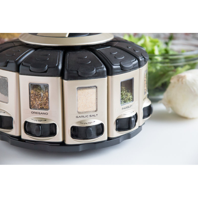 KitchenArt Spice Jar & Rack Set with Adjustable Racks & Reviews | Wayfair