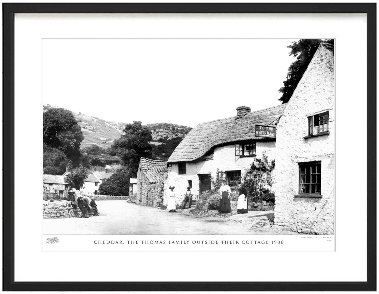 The Francis Frith Collection Cheddar, The Thomas Family Outside Their ...