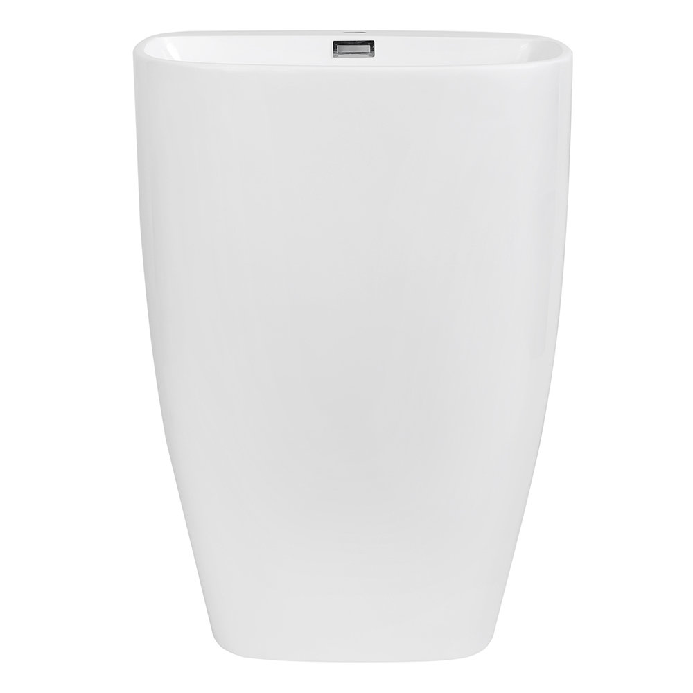 Streamline Bath 24'' Streamline Solid Surface Resin Freestanding Basin ...