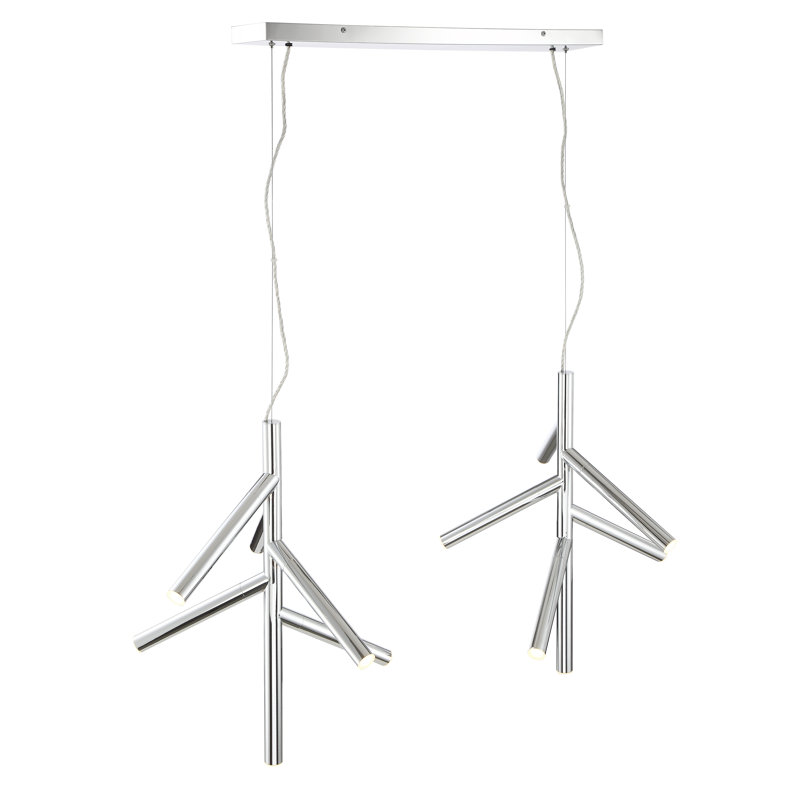 Wade Logan® Bowning 12 - Light Kitchen Island Linear LED Pendant | Wayfair