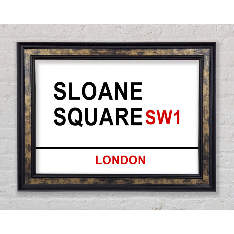 Bright Star Sloane Square Signs - Single Picture Frame Art Prints ...