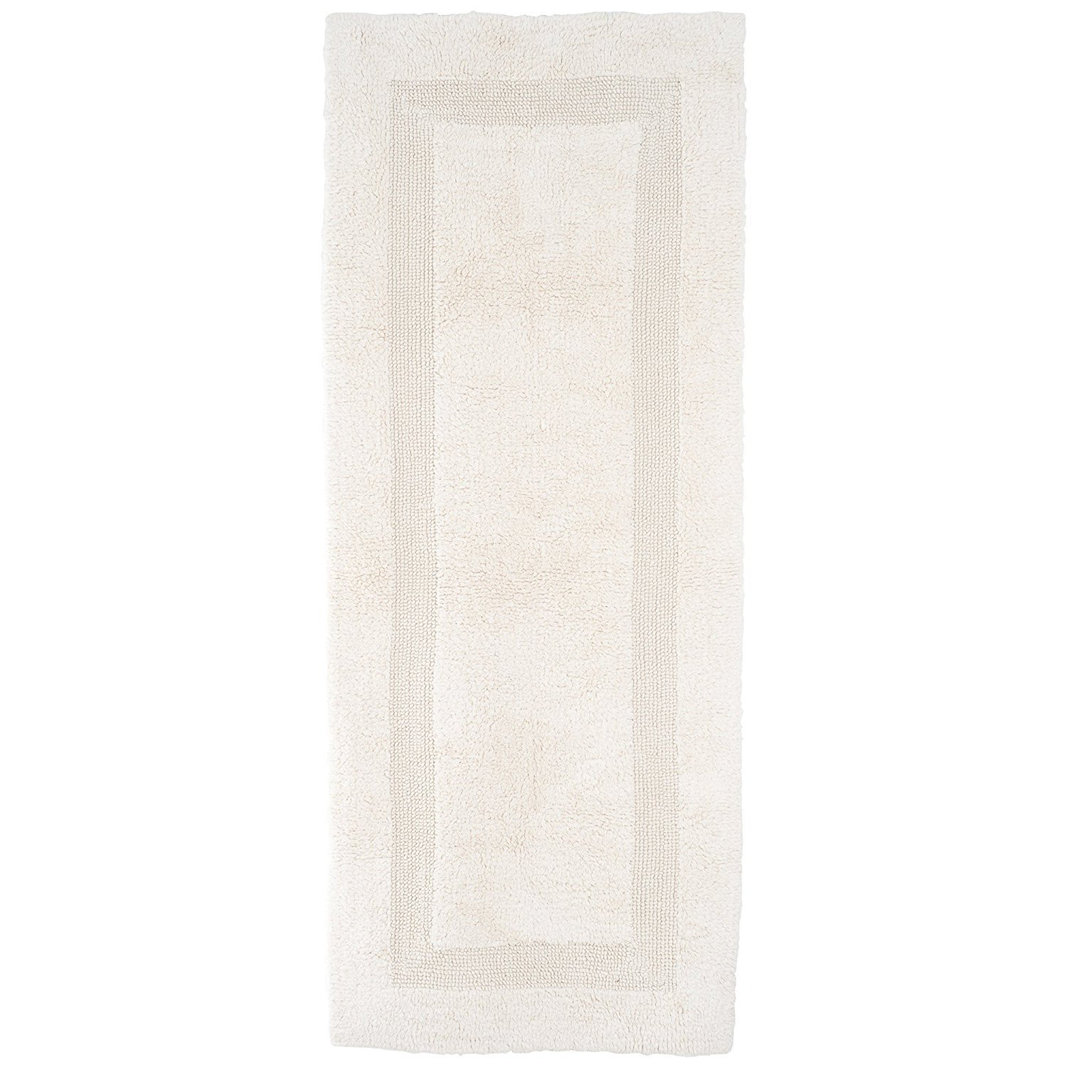 HUDSON & ASHTON LLC Cotton Plush 100% Cotton Bathroom Rug - Reversible ...