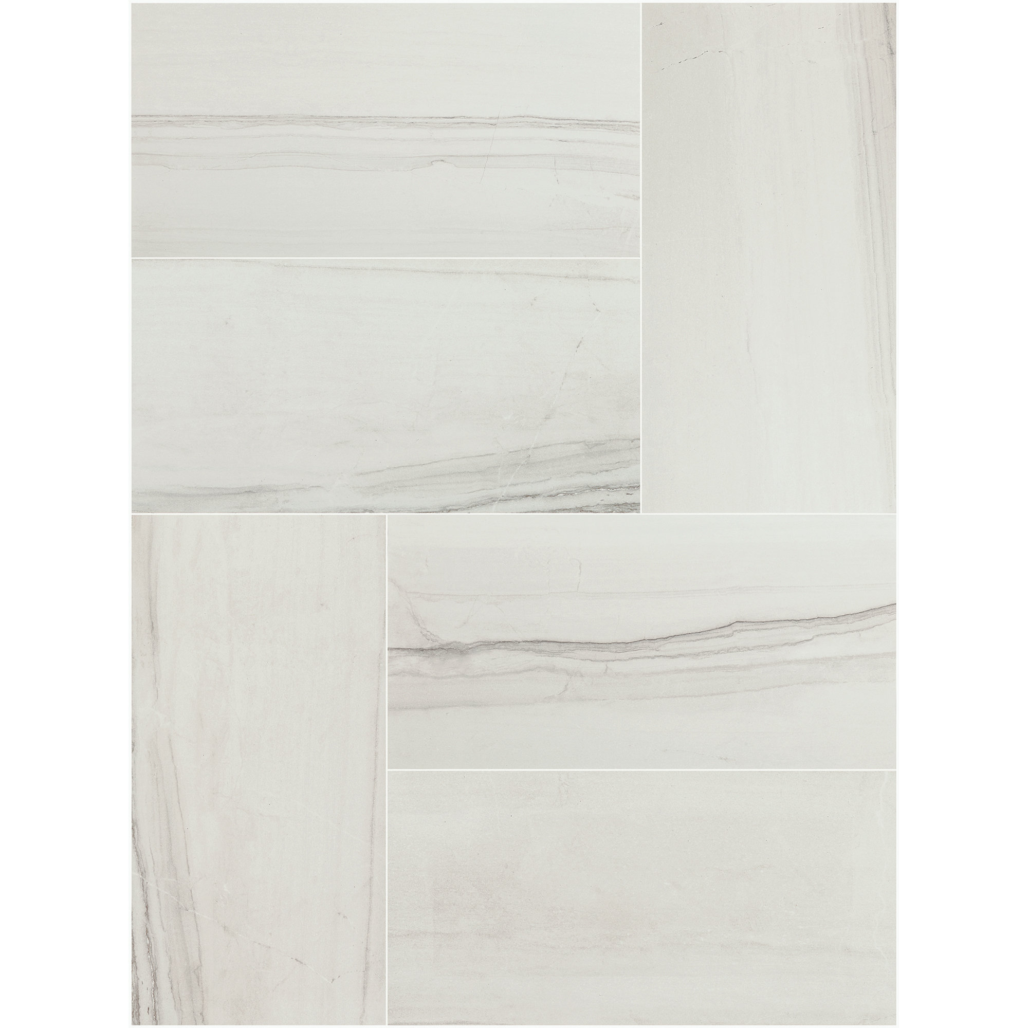 Pixl Shining Star 12'' W x 24'' L Porcelain Stone Look Singular Tile ...