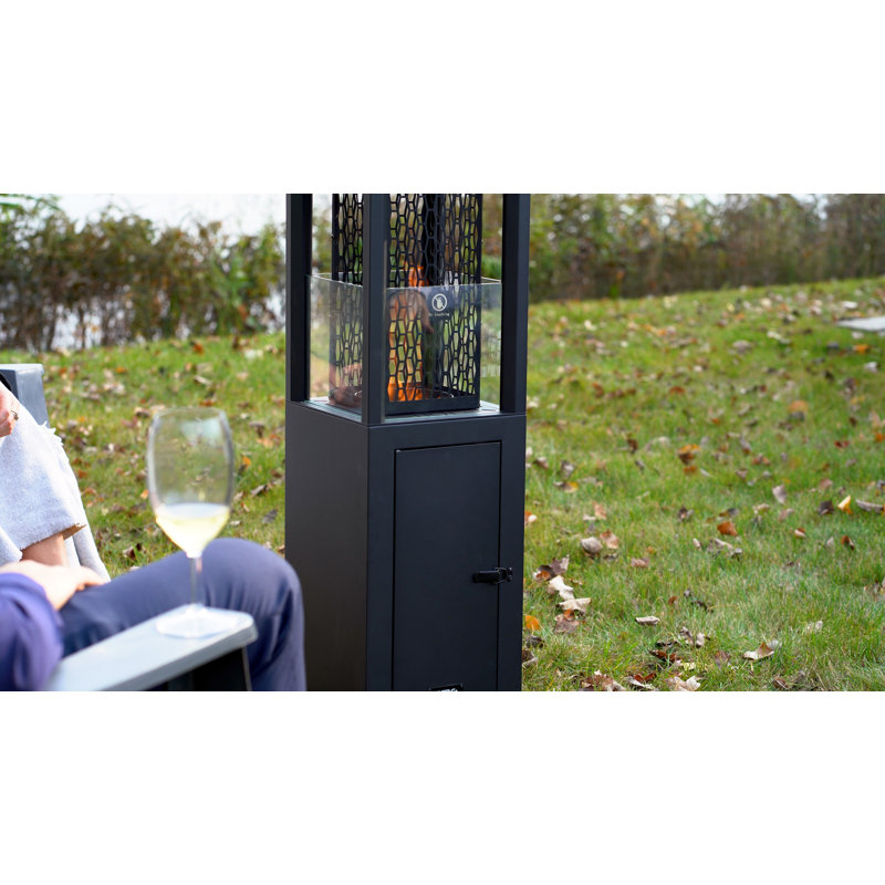 EnerG+ Wood Pellet Standing Patio Heater | Wayfair