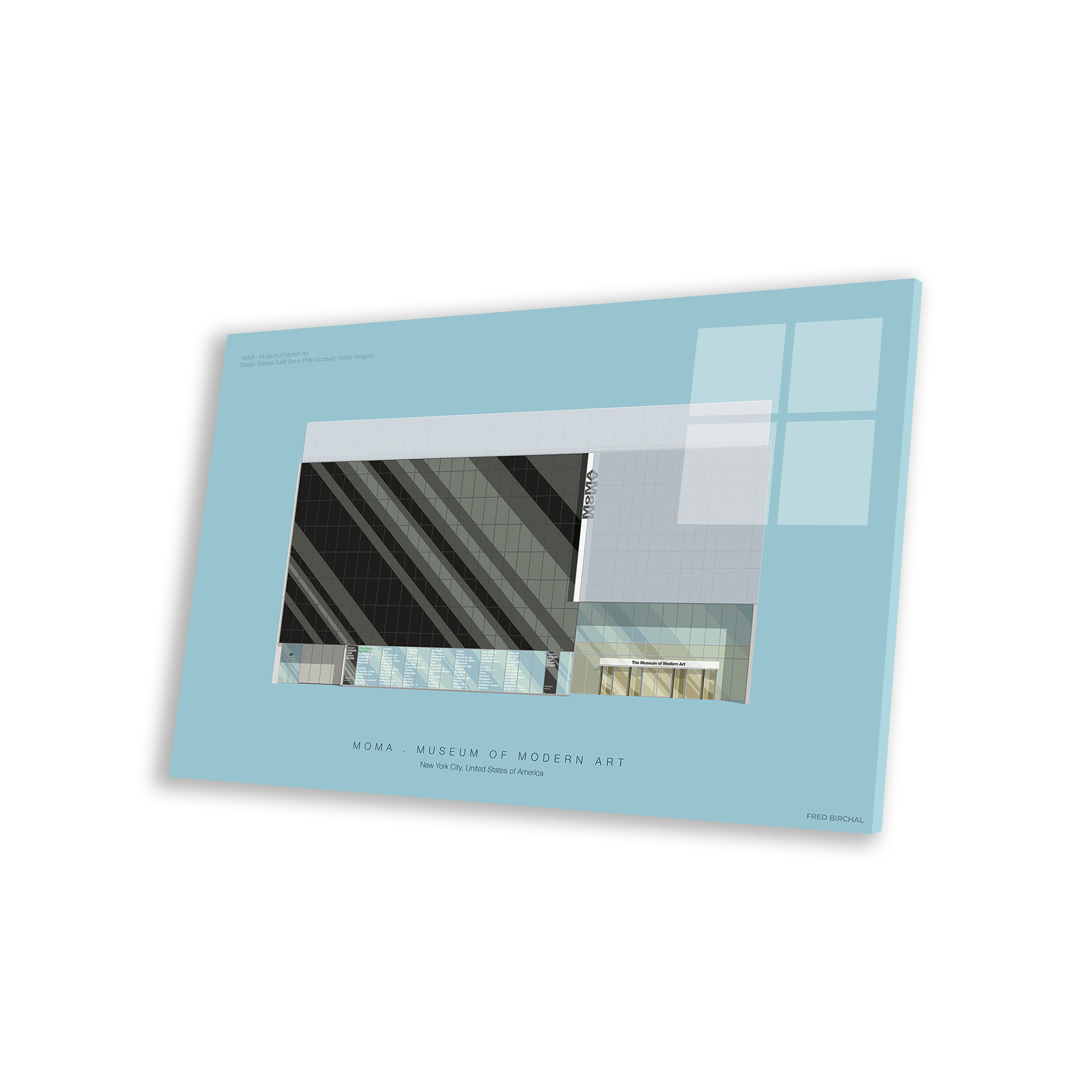 Winston Porter Museum Of Modern Art On Plastic/Acrylic by Fred Birchal ...