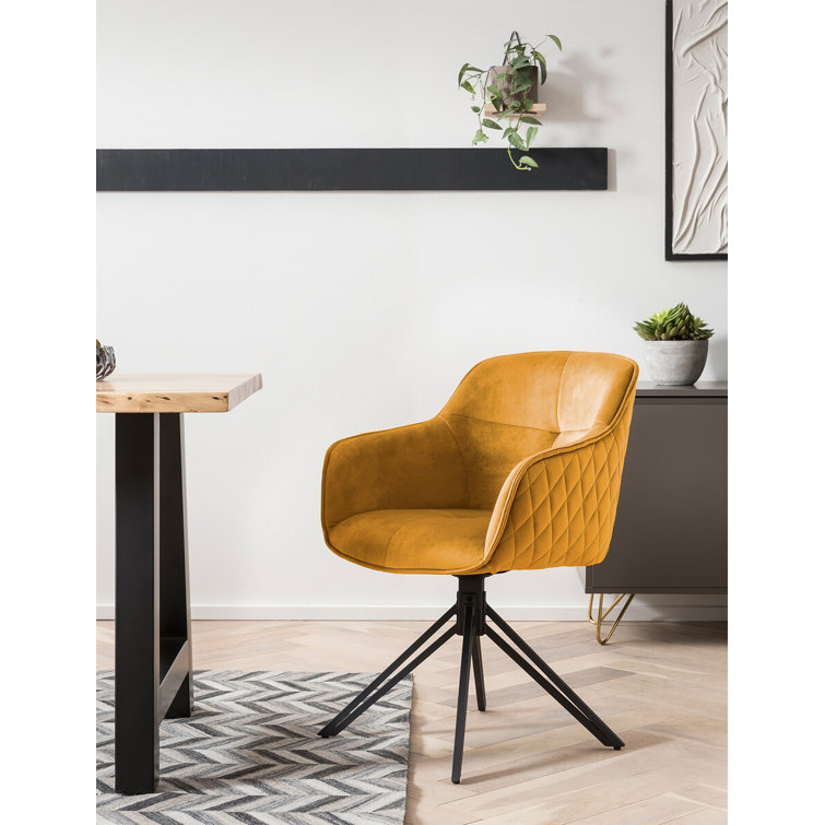 George Oliver Fabiola 100% Polyester Upholstered Dining Chair | Wayfair ...