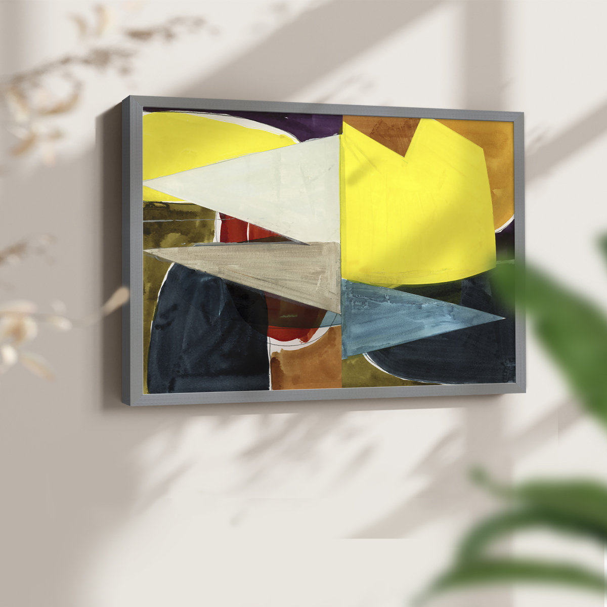 Wrought Studio™ Jigsaw 1 -Framed Print - Restickable | Wayfair