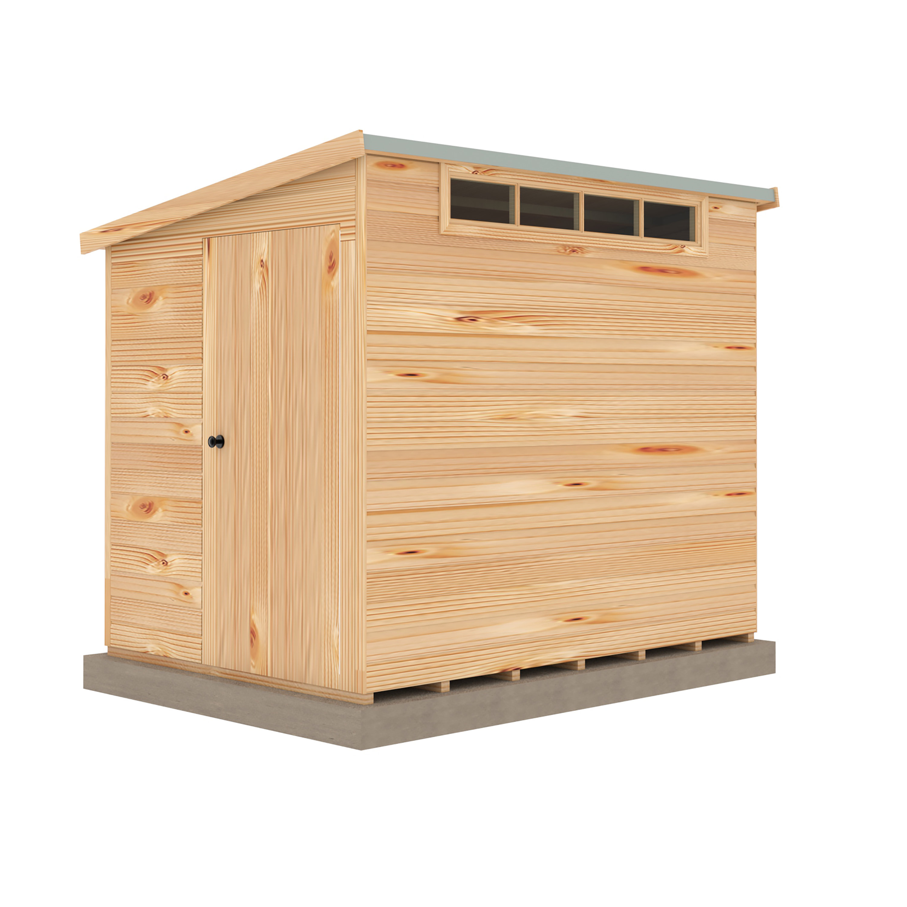 Shire GB 8 ft x 6 ft Pent Security Shed | Wayfair.co.uk