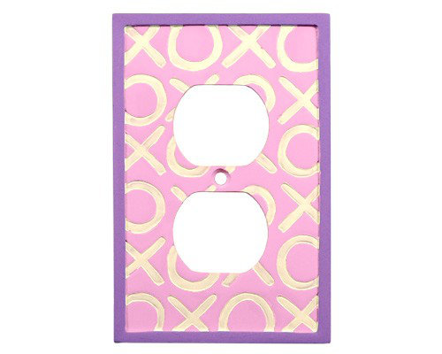 Borders Unlimited Hugs and Kisses 1-Gang Duplex Outlet Wall Plate ...