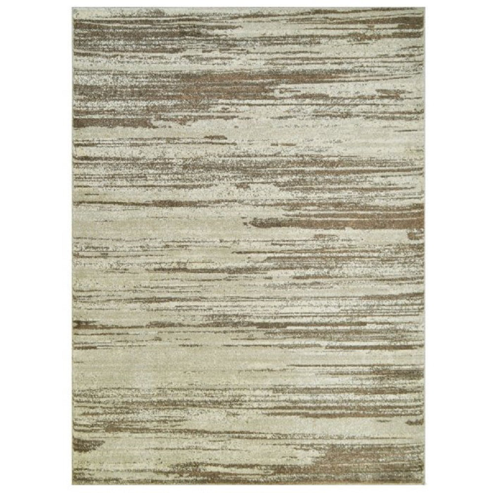 17 Stories Power Loom Champagne Rug | Wayfair