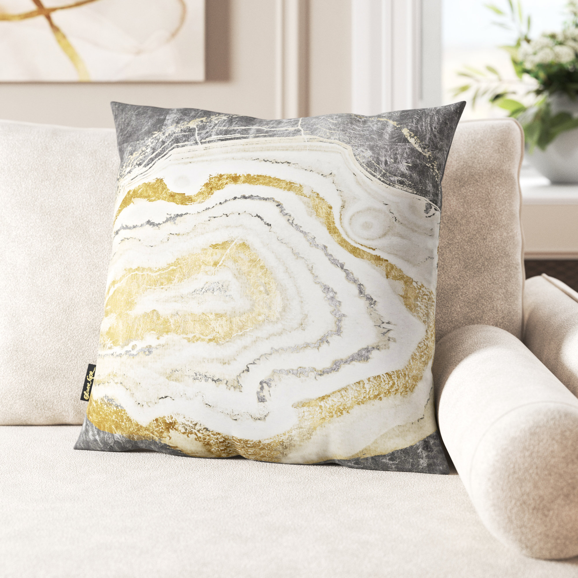 Willa Arlo™ Interiors Damilola Square Pillow Cover & Insert & Reviews ...