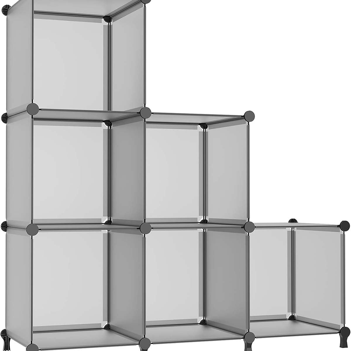 KINOFO Cube Storage Organizer, Storage Cubes Shelves Bookshelf, 6 Cube ...