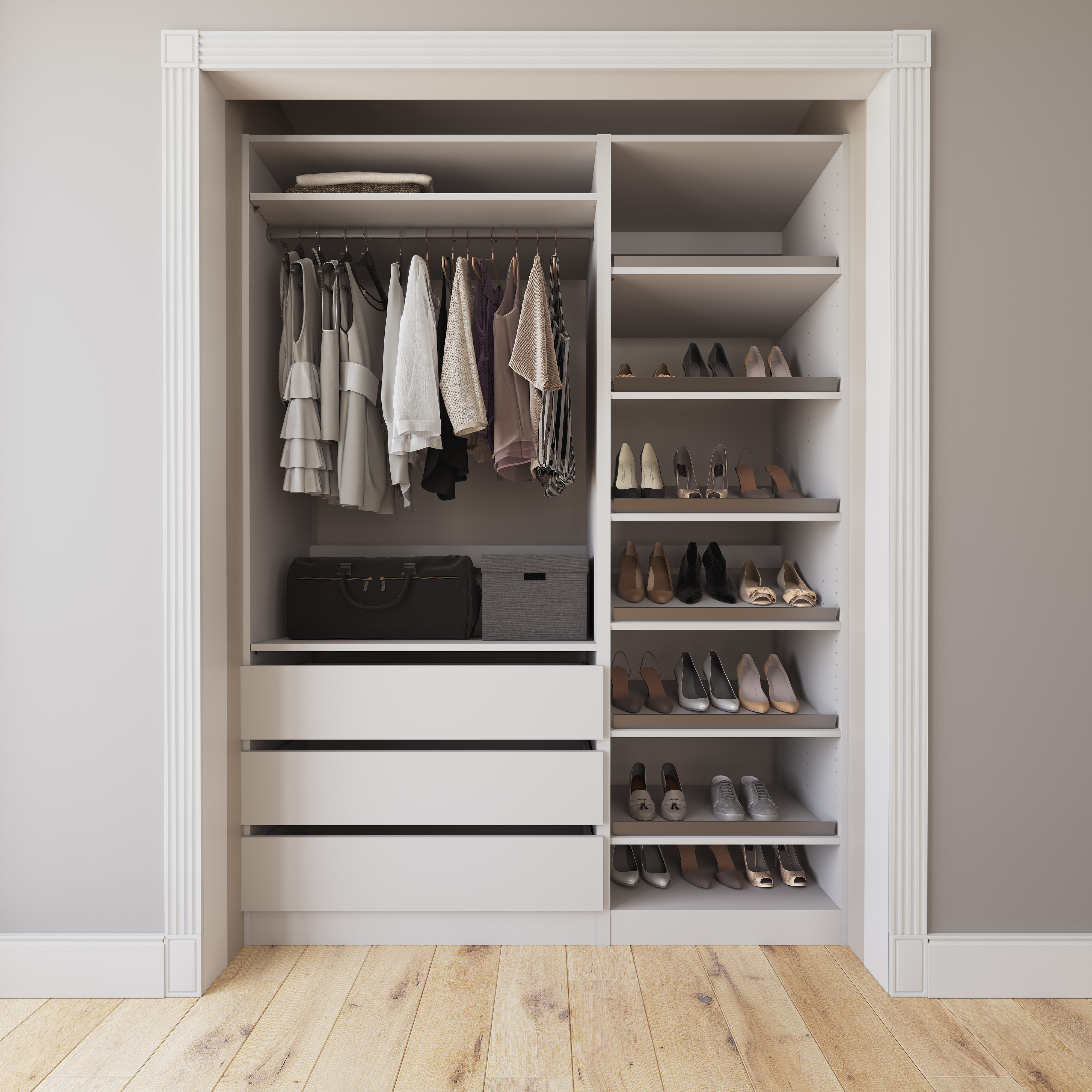 Closets & Co. 60'' Closet System | Wayfair