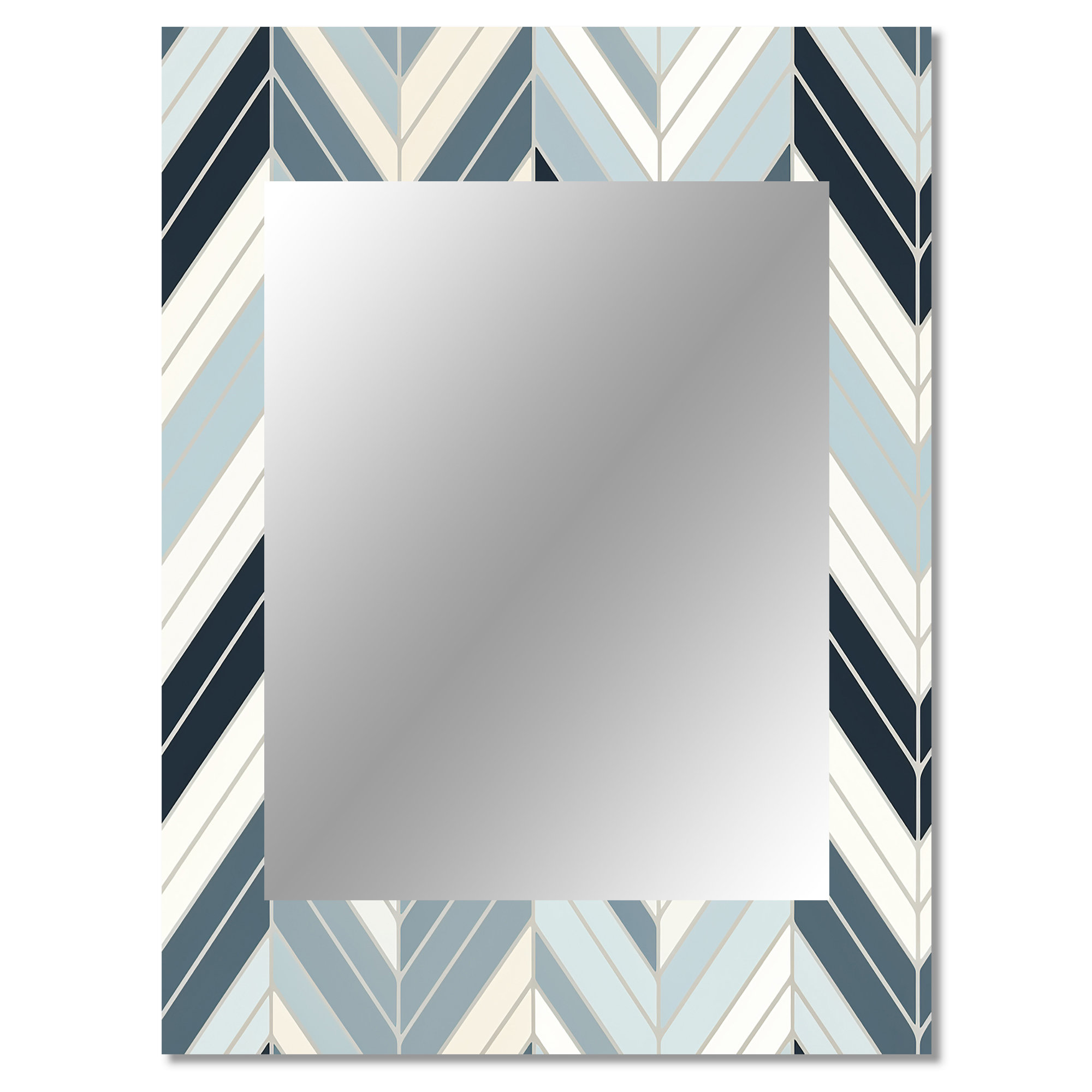 Ebern Designs Grey And White Herringbone Chevron Pattern - Chevron ...