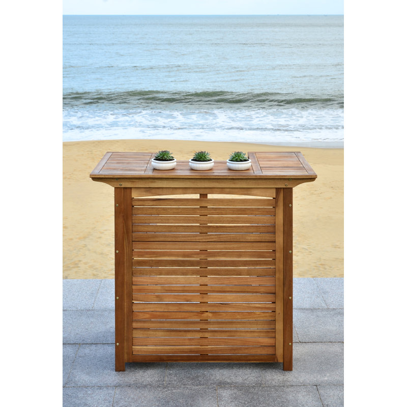 Millwood Pines Hammonds Solid Wood Bar Counter & Reviews | Wayfair