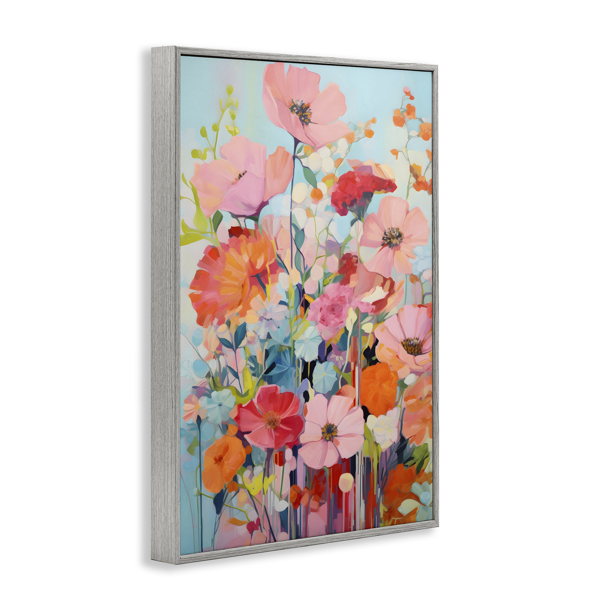Dakota Fields Abstract Flowers Giclee Art by LSR Design Studio | Wayfair
