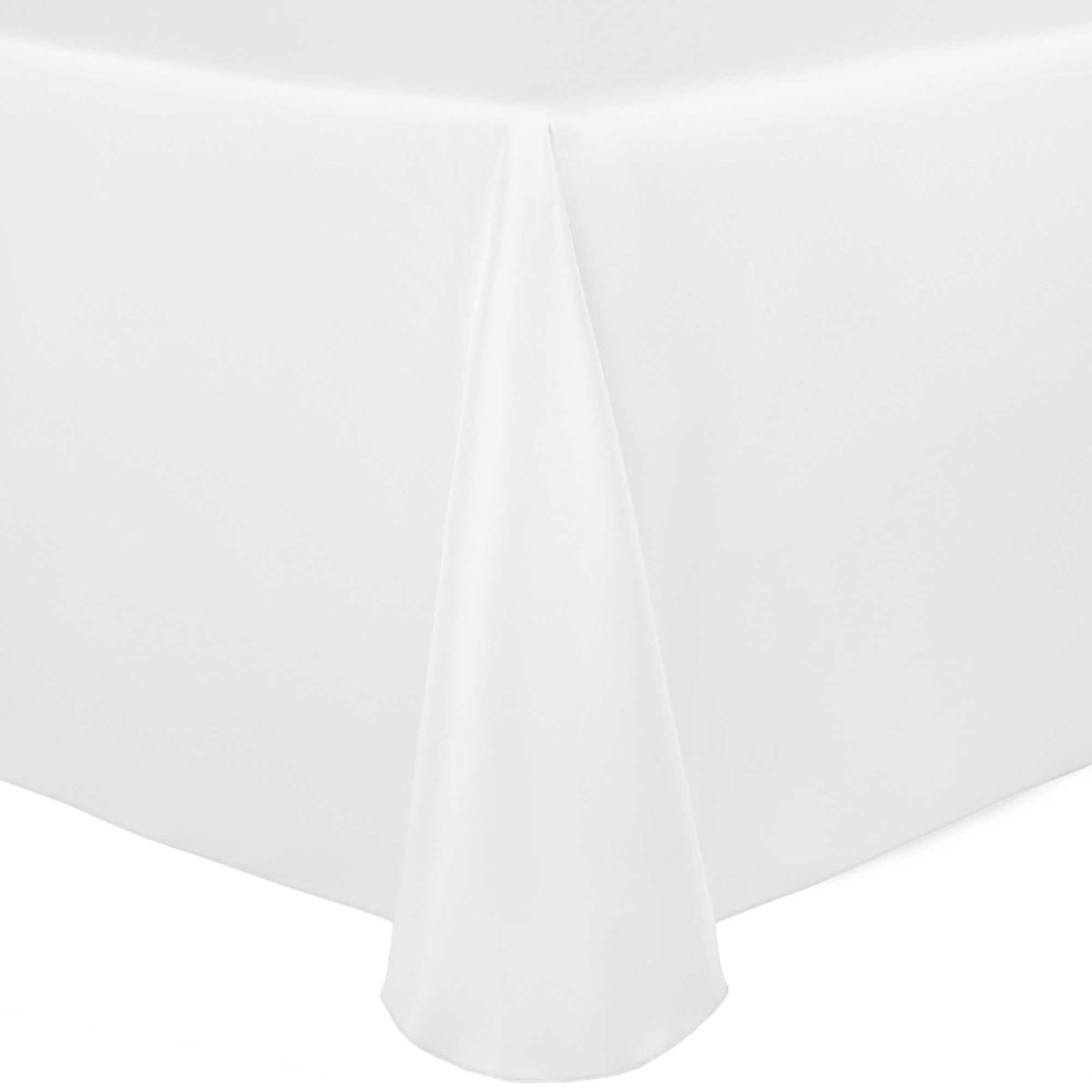 Ultimate Textile -2 Pack- Bridal Satin 54 X 54-Inch Square Tablecloth ...