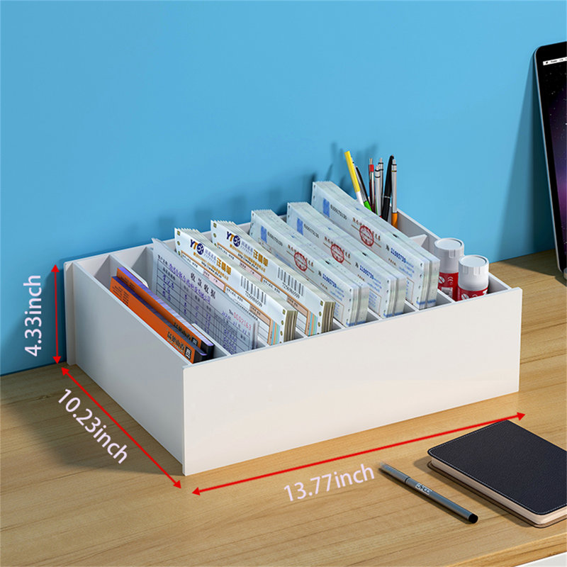 Ivy Bronx Luxcien Plastic Desk Organizer | Wayfair