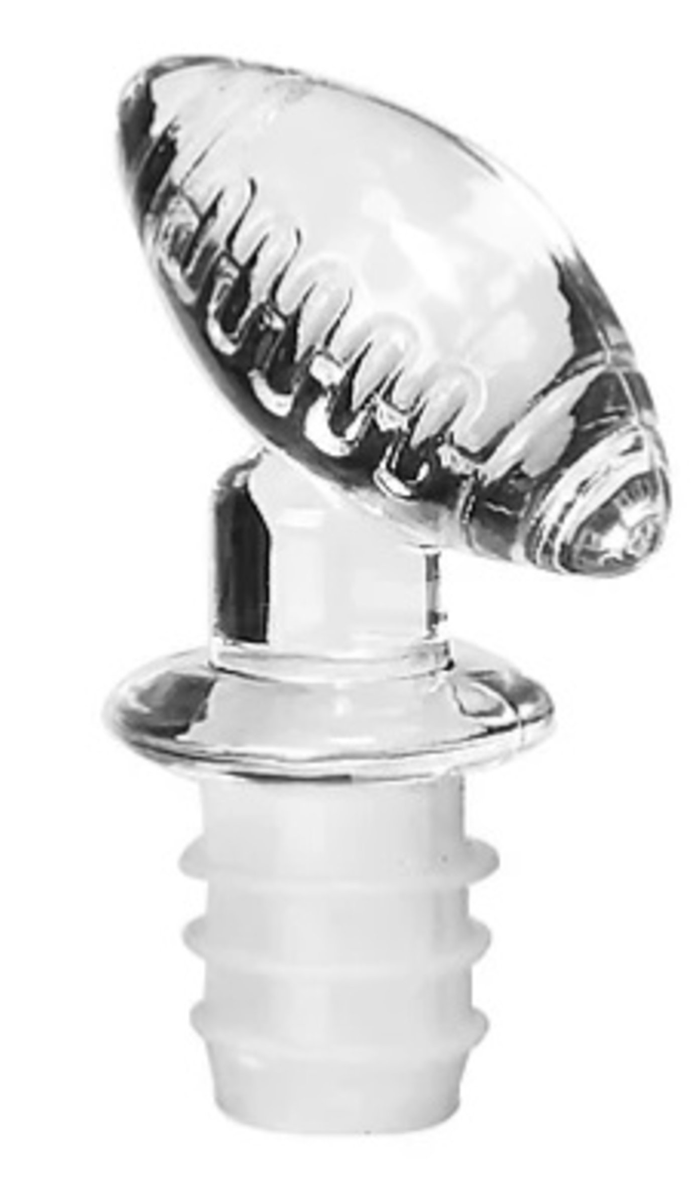 Symple Stuff Maris Football Acrylic Bottle Stopper | Wayfair