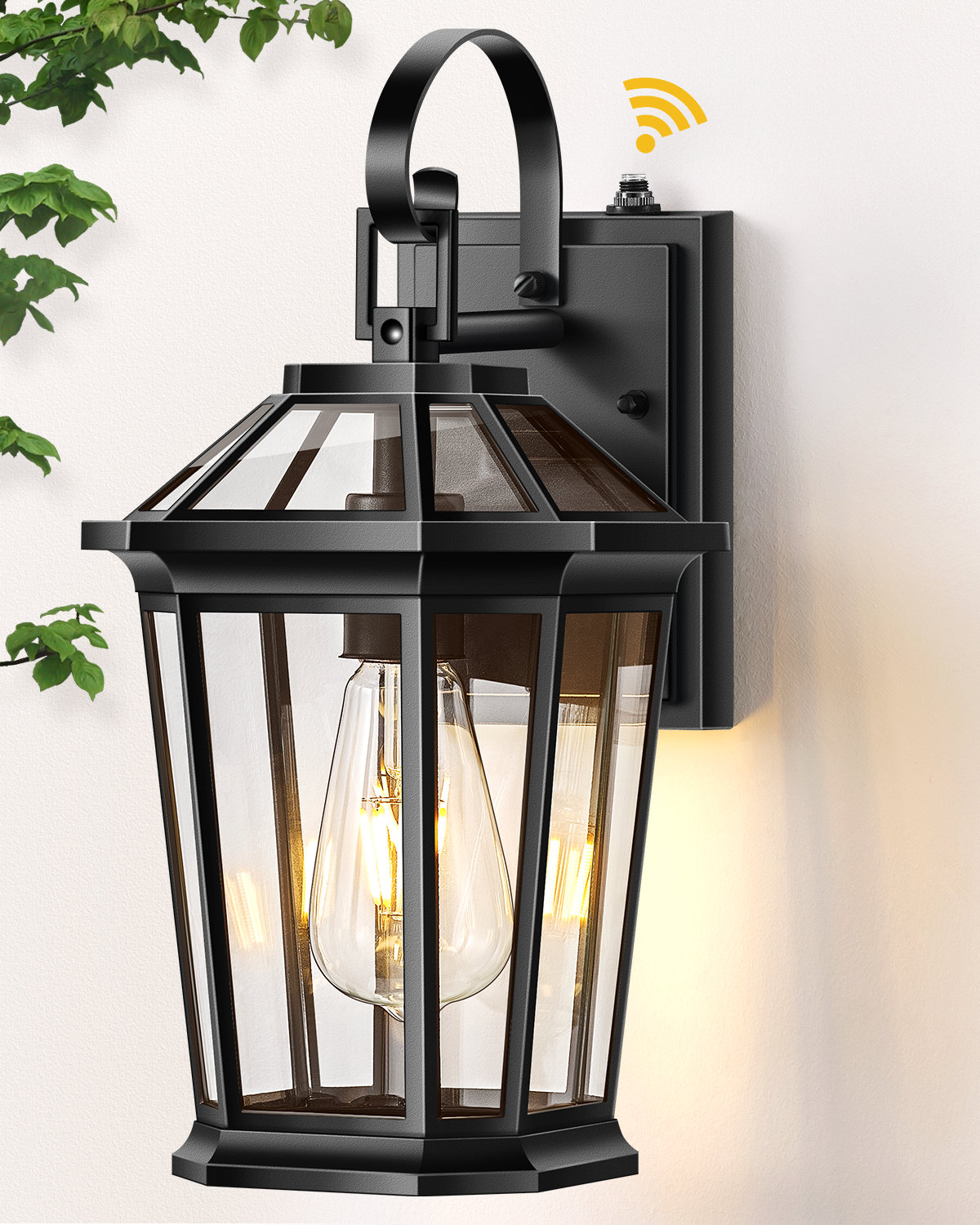 Winston Porter Dusk to Dawn Exterior Light Fixture, Waterproof Outdoor ...