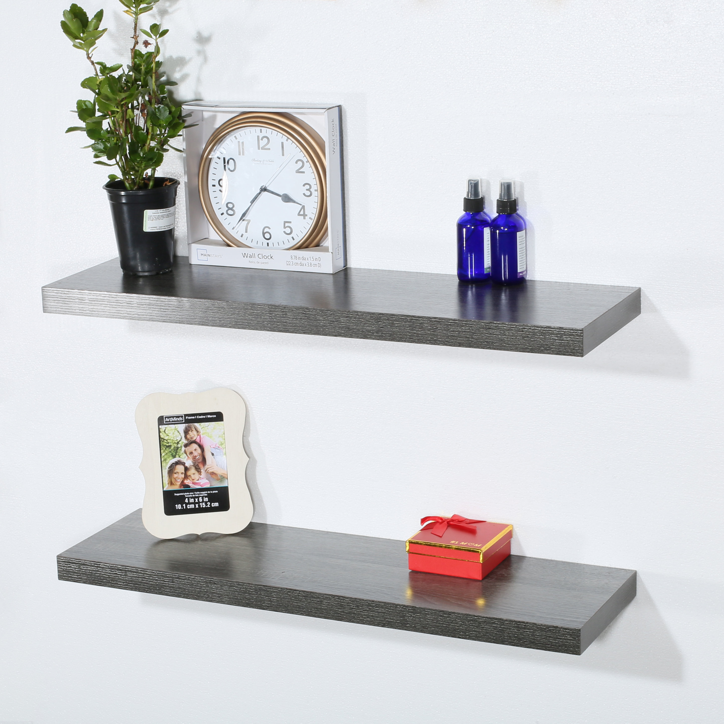 Latitude Run® Burchel 2 Piece Floating Shelf | Wayfair