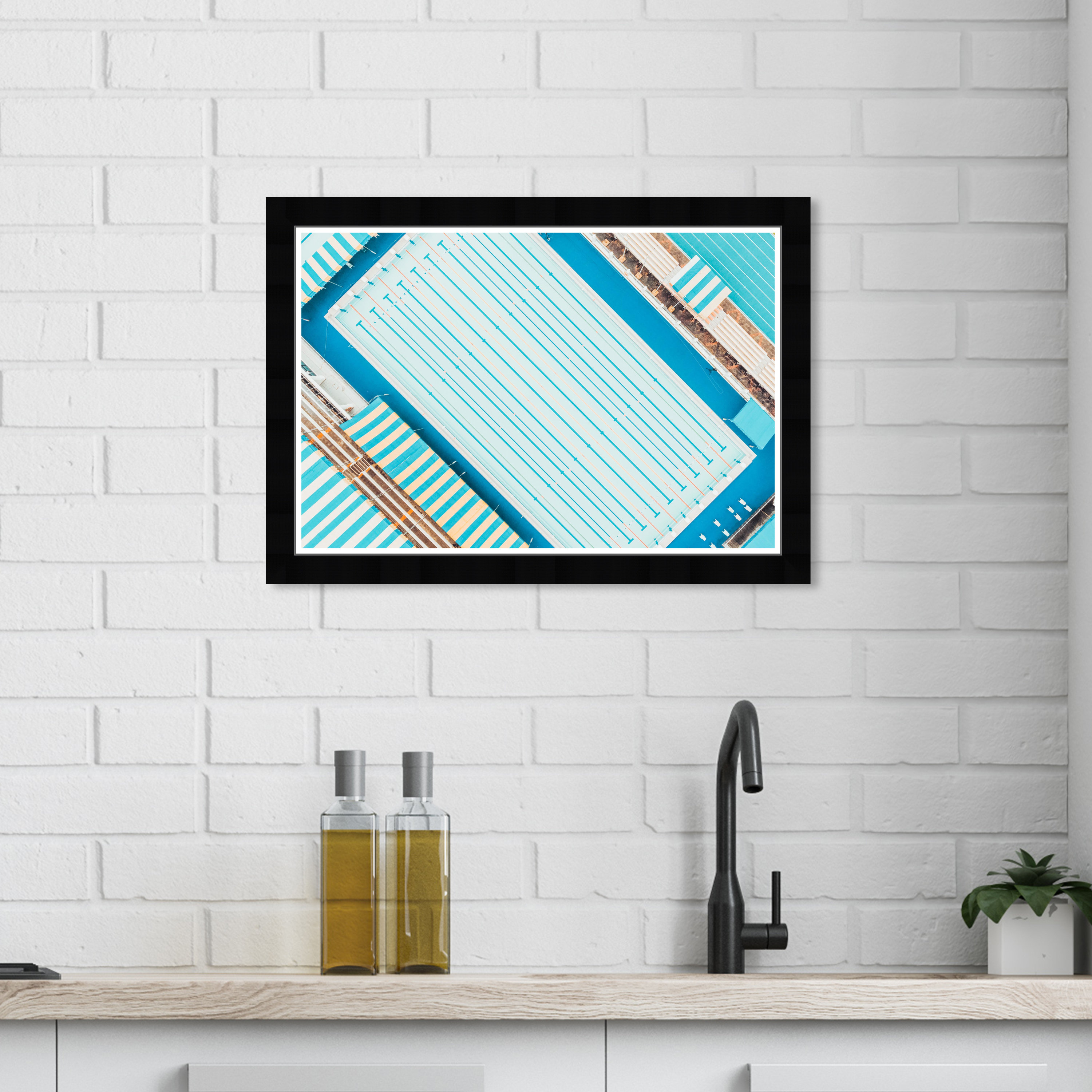 Latitude Run® Sports and Teams Pool Time Modern & Contemporary Blue ...