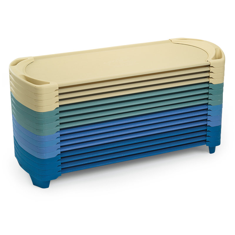 Children's Factory SPACELINE Standard Single Cot - Sand | Wayfair