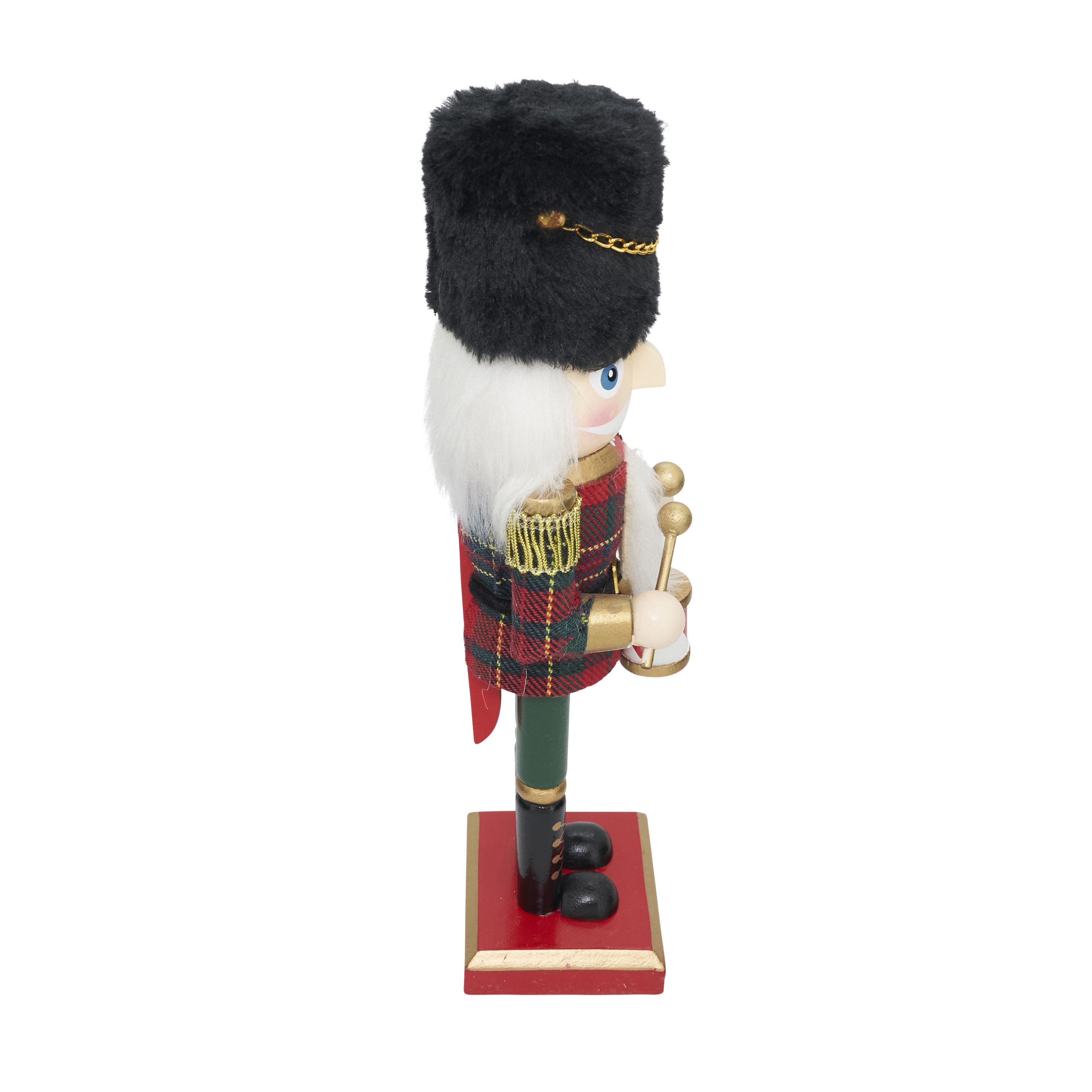 Charlton Home® Festive Drummer Nutcracker with Classic Holiday Spirit ...