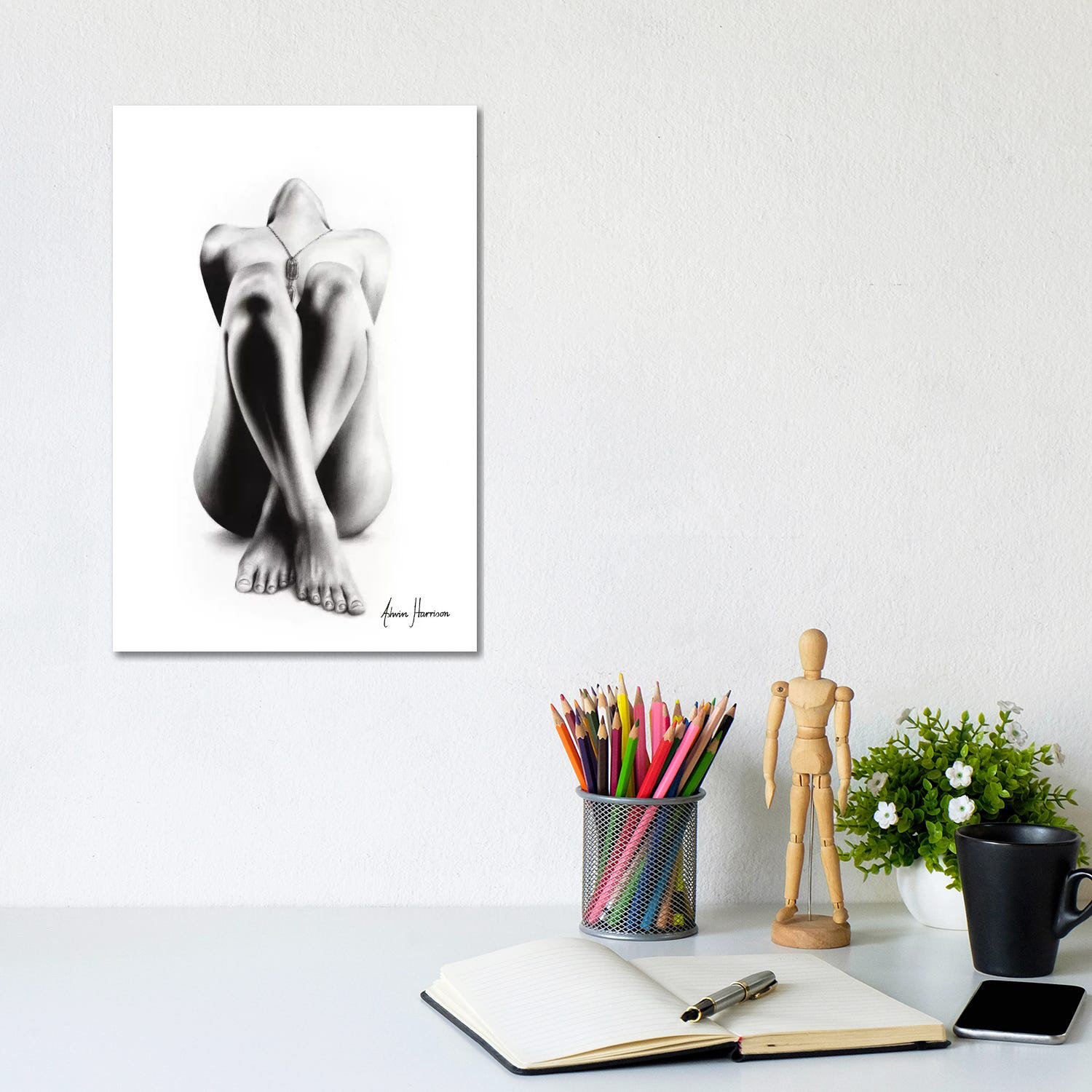 East Urban Home The Veteran by Ashvin Harrison - Drawing Print | Wayfair