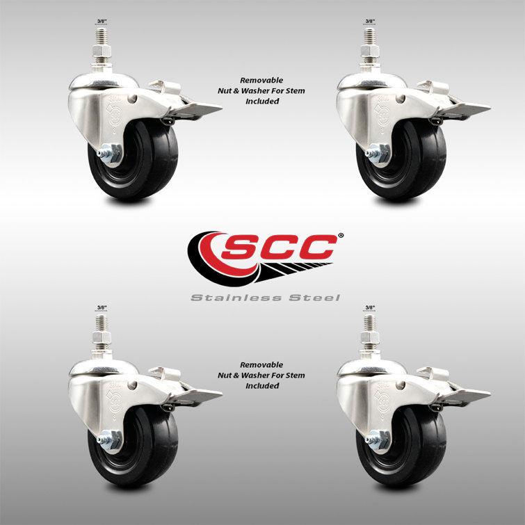 Service Caster Soft Rubber Casters - Wayfair Canada