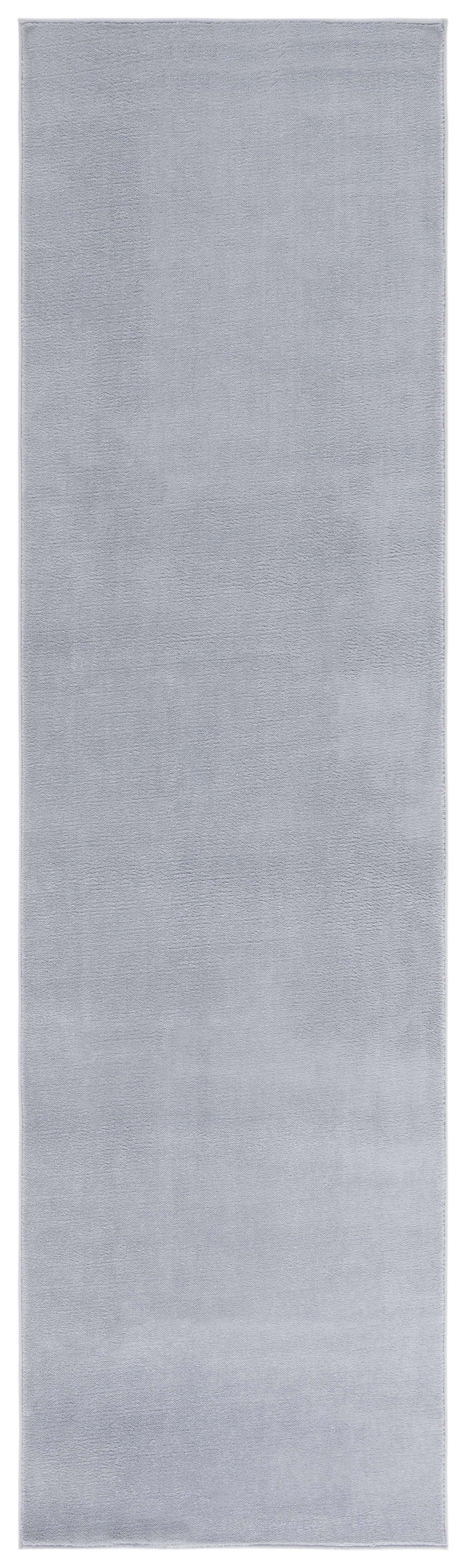 Ebern Designs Solid Color Machine Woven Polyester Area Rug in Gray ...