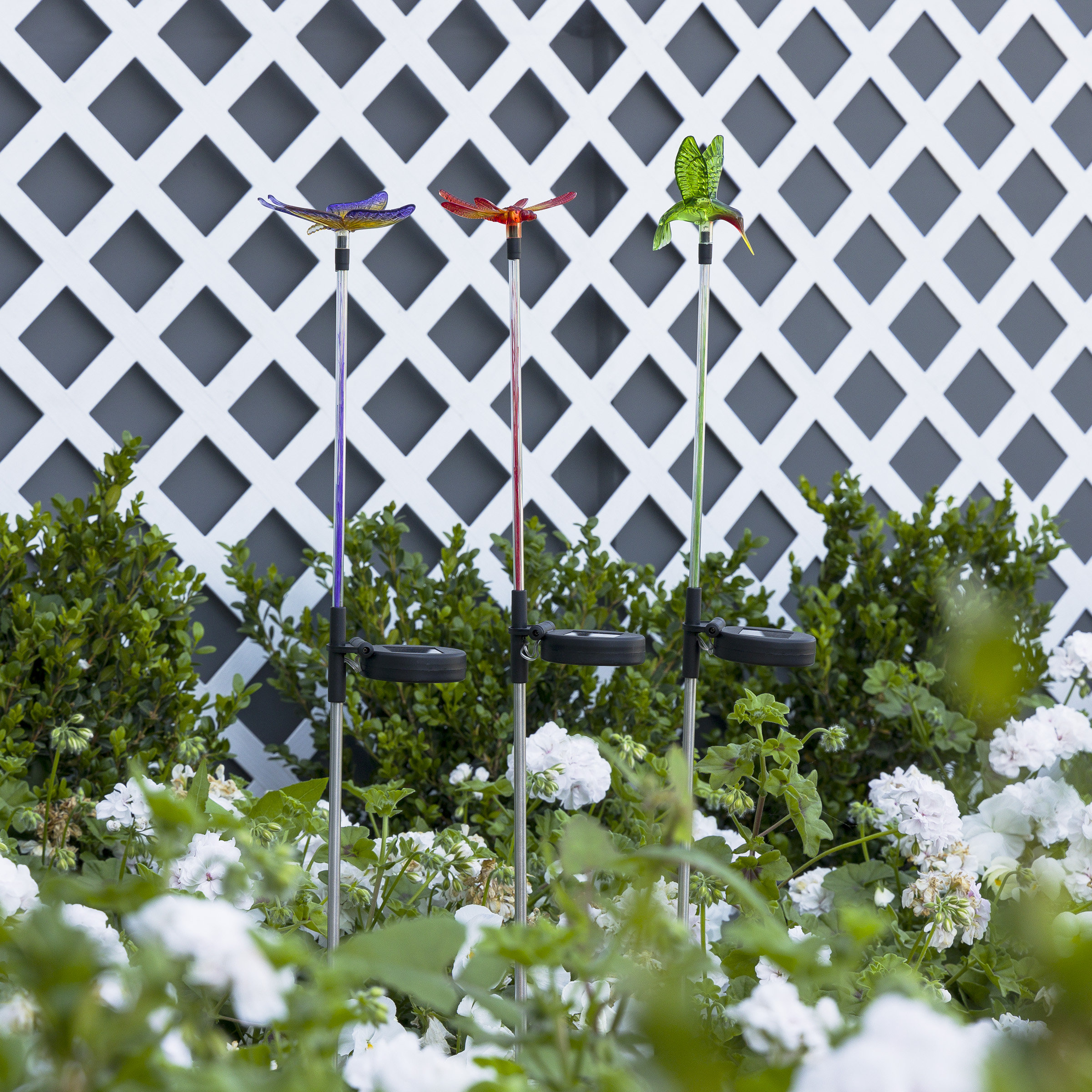 Arlmont & Co. 3 Piece Garden Stake Set & Reviews | Wayfair