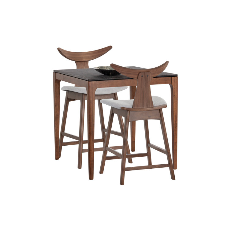 Sunpan Modern Jaxton 3-Piece Counter Table Set - Wayfair Canada