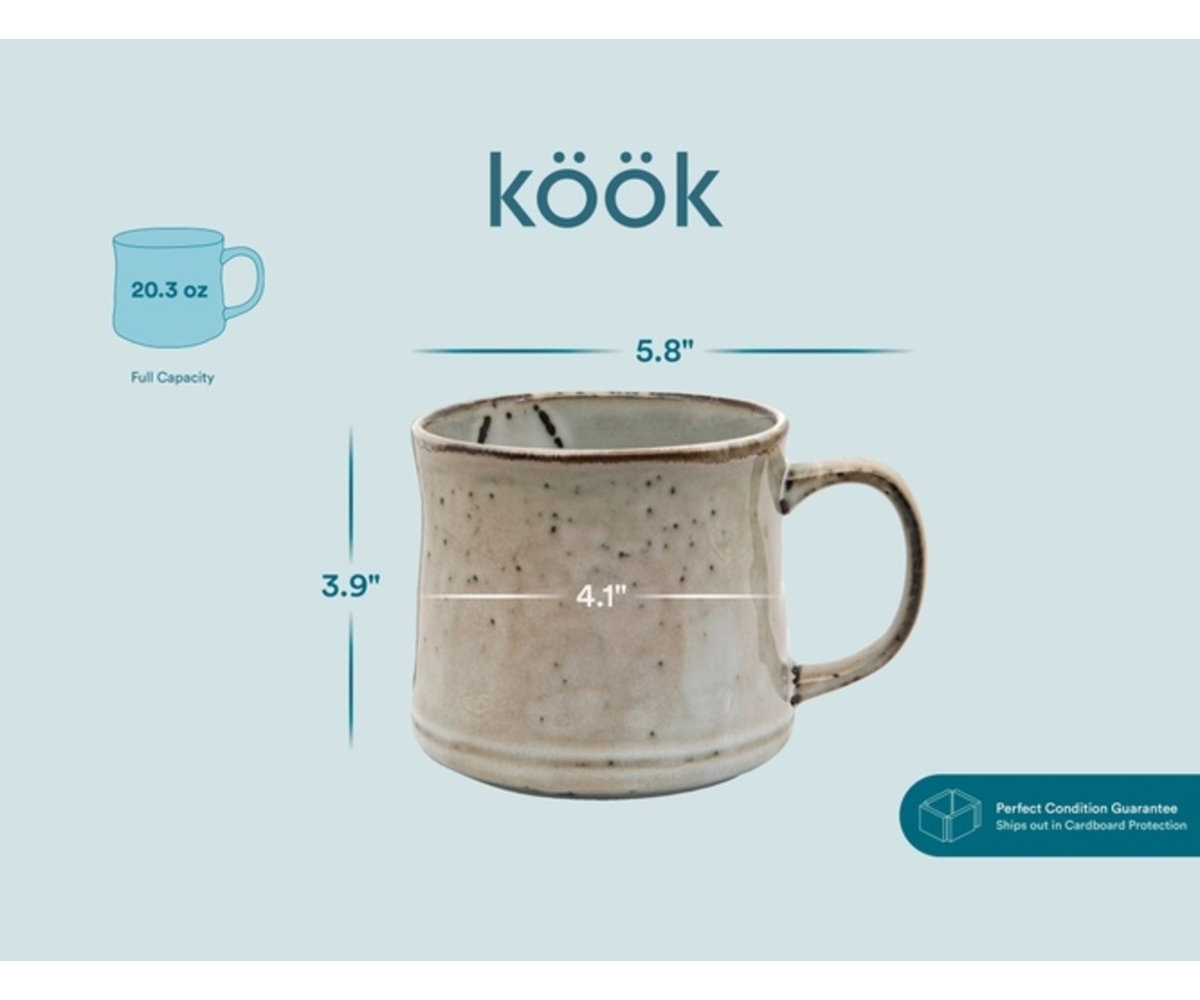Kook 20 Oz. Glazed Coffee Mugs & Reviews | Wayfair