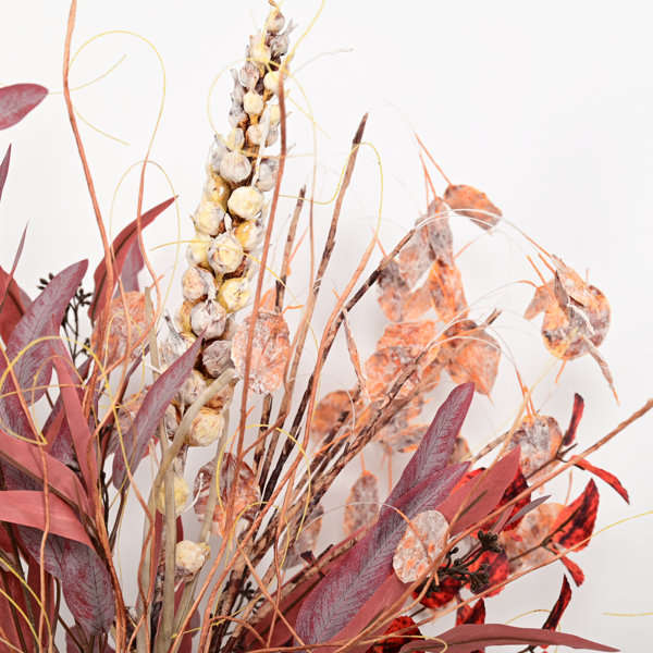 Primrue Artificial Farmhouse Fall Foliage Leaves Sprays With Long Stem ...