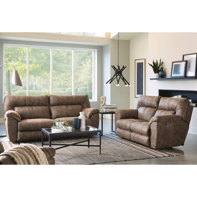 Red Barrel Studio® Heidey 2 Piece Reclining Living Room Set | Wayfair