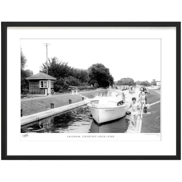 The Francis Frith Collection Laleham, Chertsey Lock C1960 by Francis ...