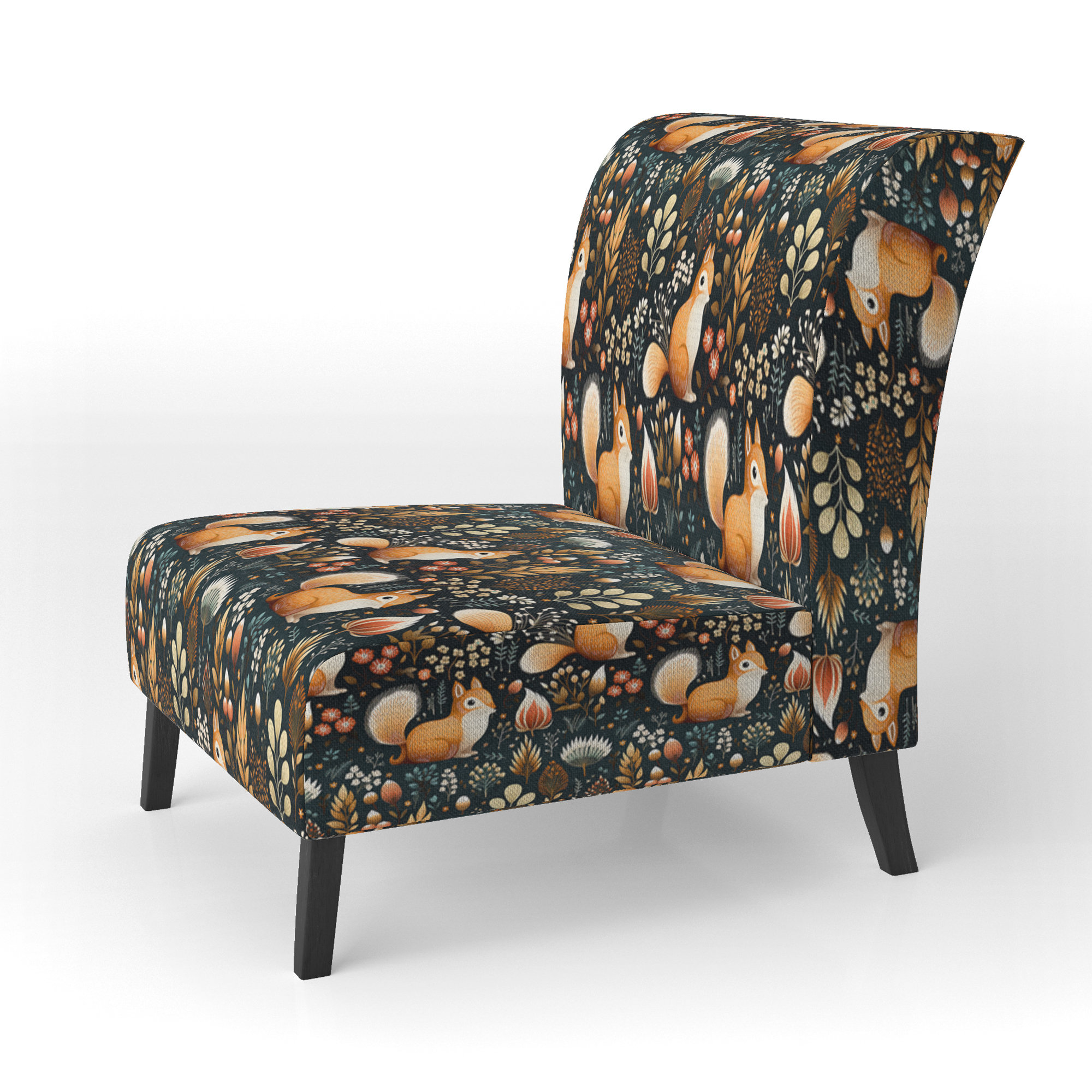 Red Barrel Studio® Squirrel Delight I - Upholstered Farmhouse, Cottage ...