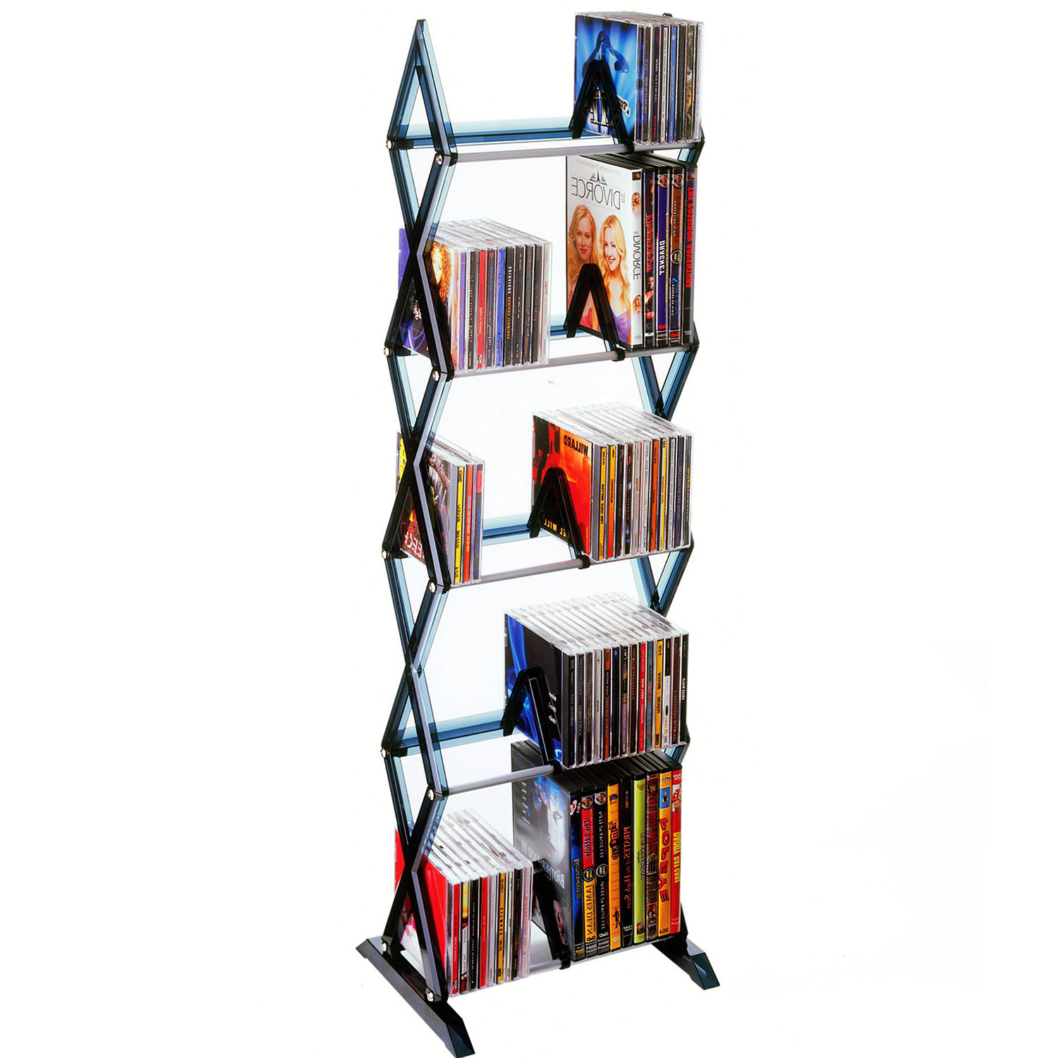 Ebern Designs Felter Plastic 40.5'' H Wall Mounted Media Storage ...